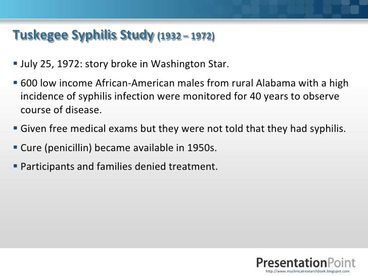 Tuskegee study