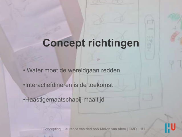 Tussen presentatie concepting | PPTX