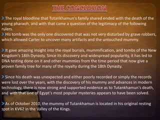 King Tut(Tutankhamun) | PPTX