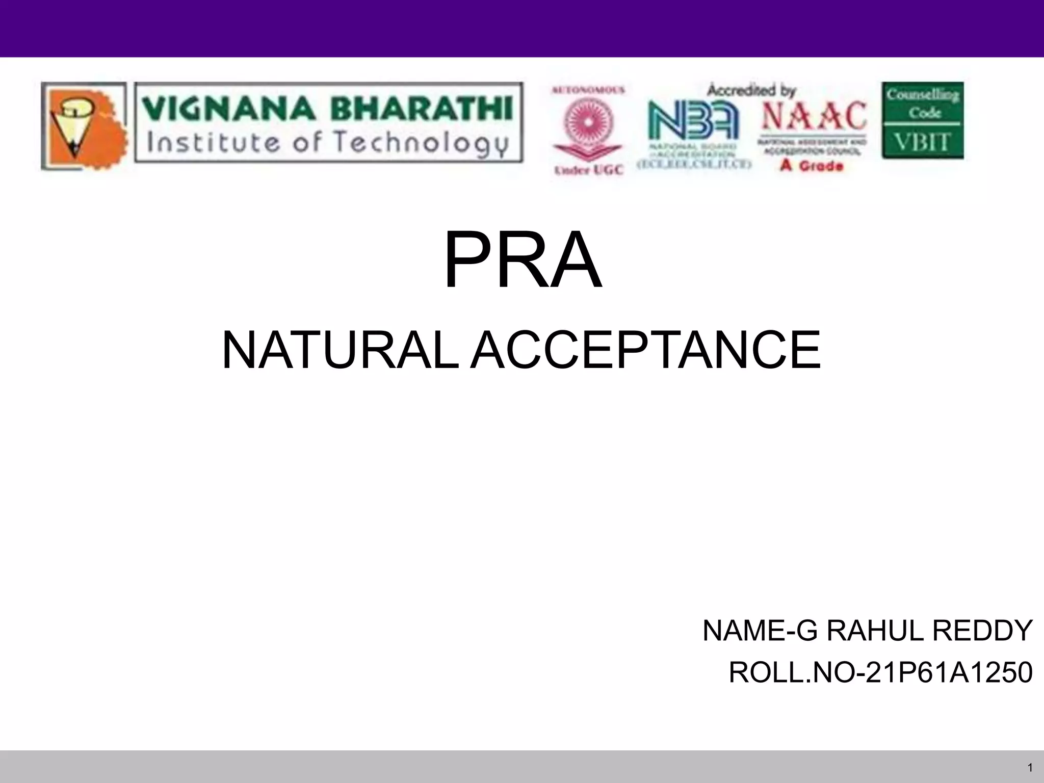 TUT - Natural Acceptance.ppt