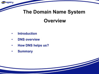 Domain name system advanced power point presentation | PPT