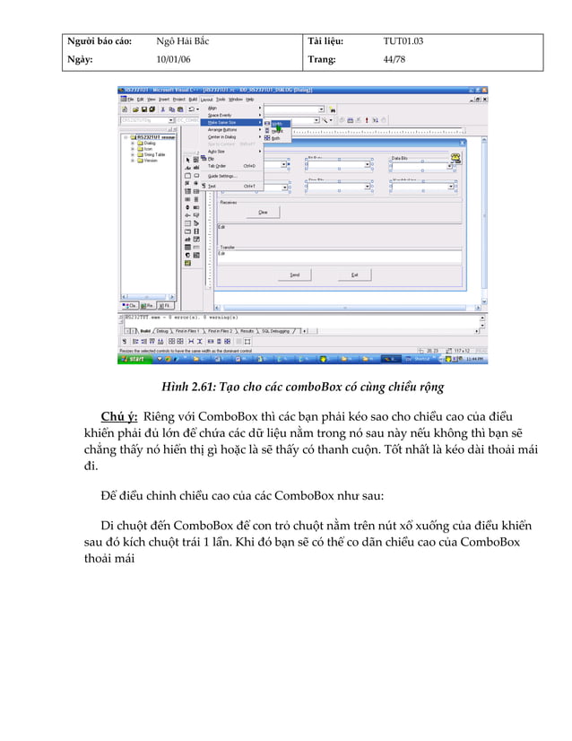 Tut01.03.Pvn.Nohb.Giao Tiep Qua Cong Rs232 | PDF