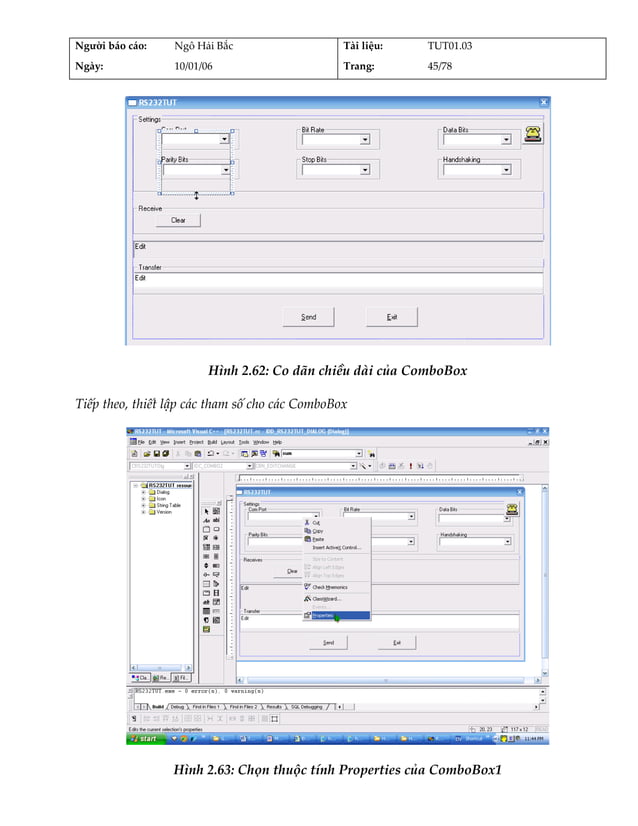 Tut01.03.Pvn.Nohb.Giao Tiep Qua Cong Rs232 | PDF