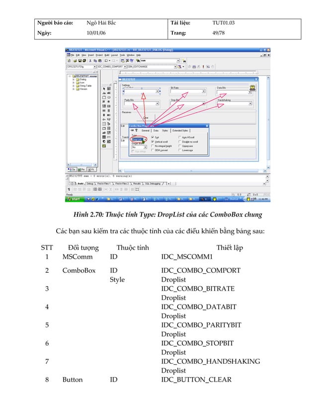 Tut01.03.Pvn.Nohb.Giao Tiep Qua Cong Rs232 | PDF