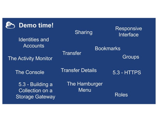 Tutorial: What's New with Globus | PPT