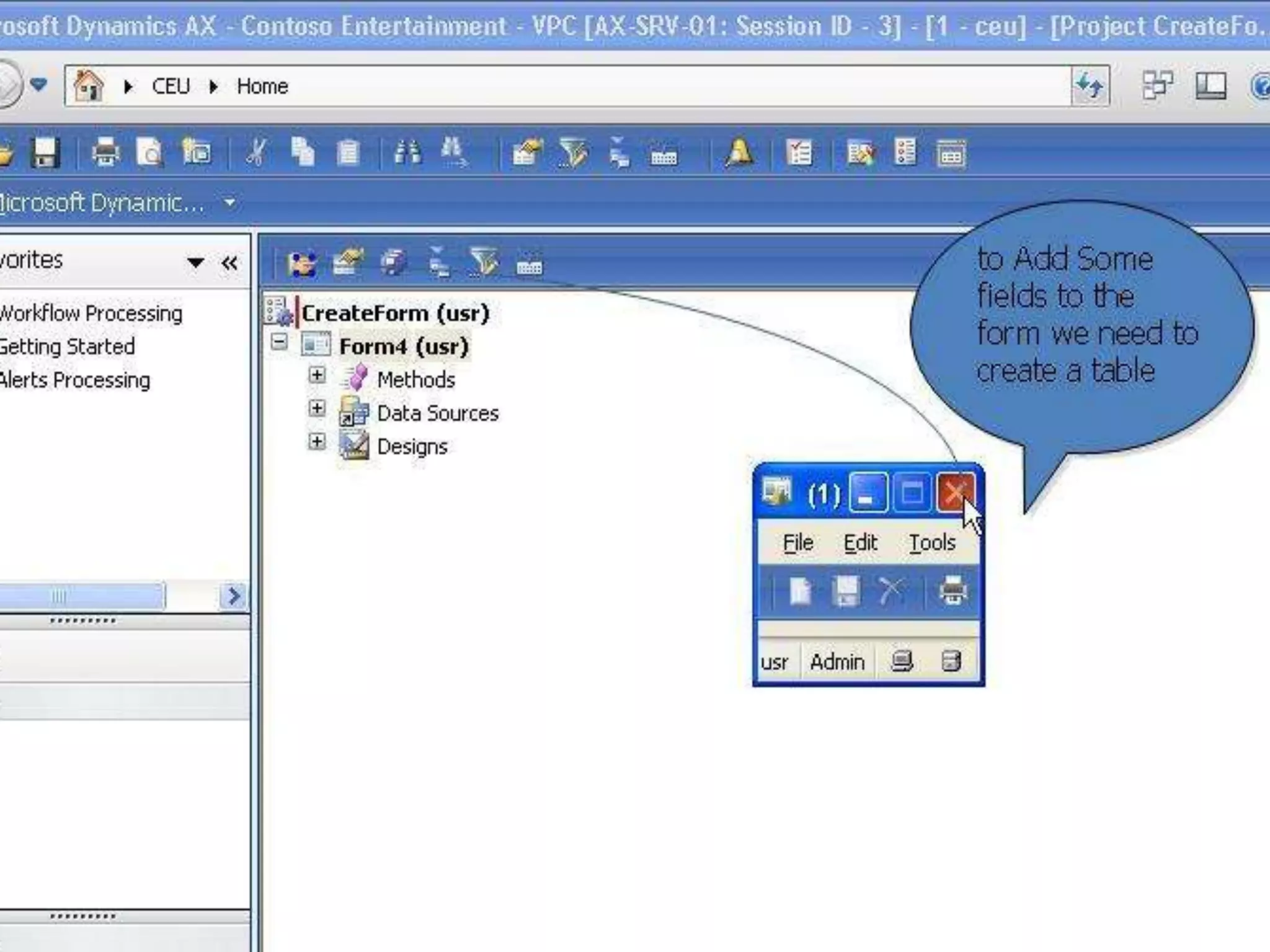 Creating a Form in Dynamics | PPTX