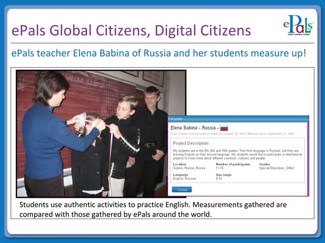 Introduction to the ePals GlobalCommunity | PPT | Education