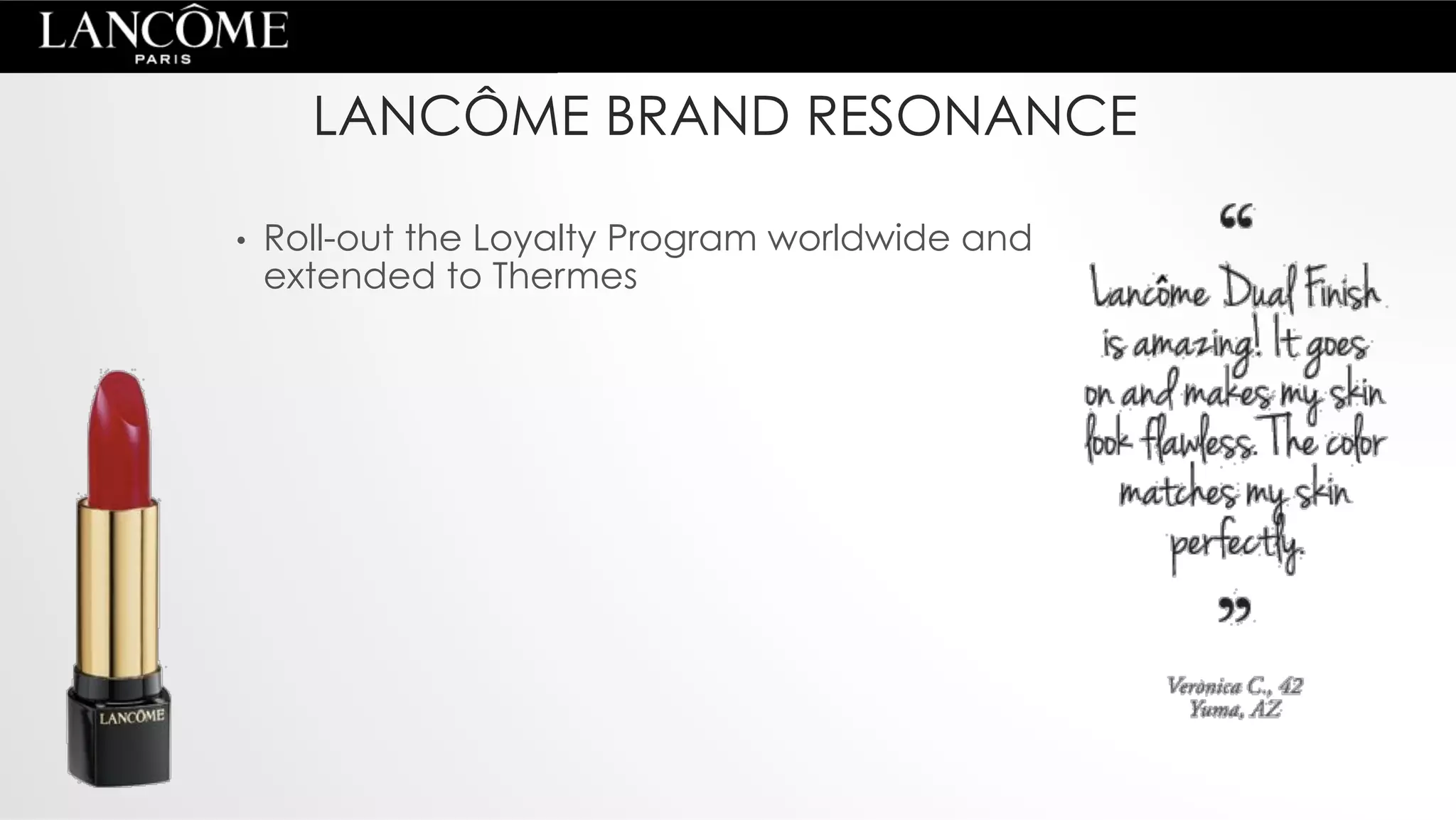 LANCOME - case study | PDF