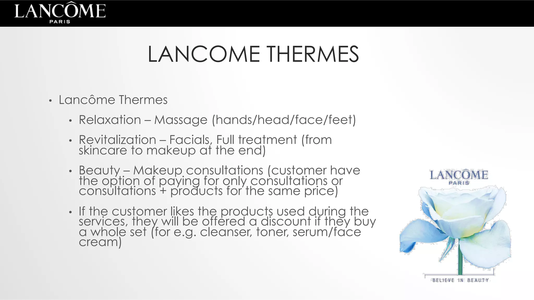 LANCOME - case study | PDF