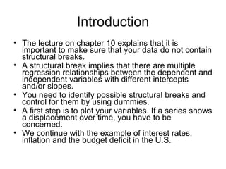 Tut6 structural breaks | PPT