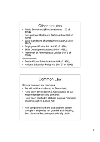 TUT EDU420 - Session 3 - Employment of Educators | PDF