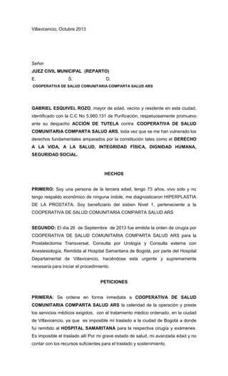 Tutela en salud (1) | DOCX