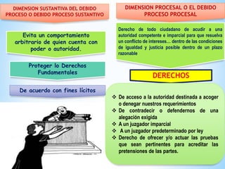 Tutela jurisdiccional y el debido proceso. | PPTX
