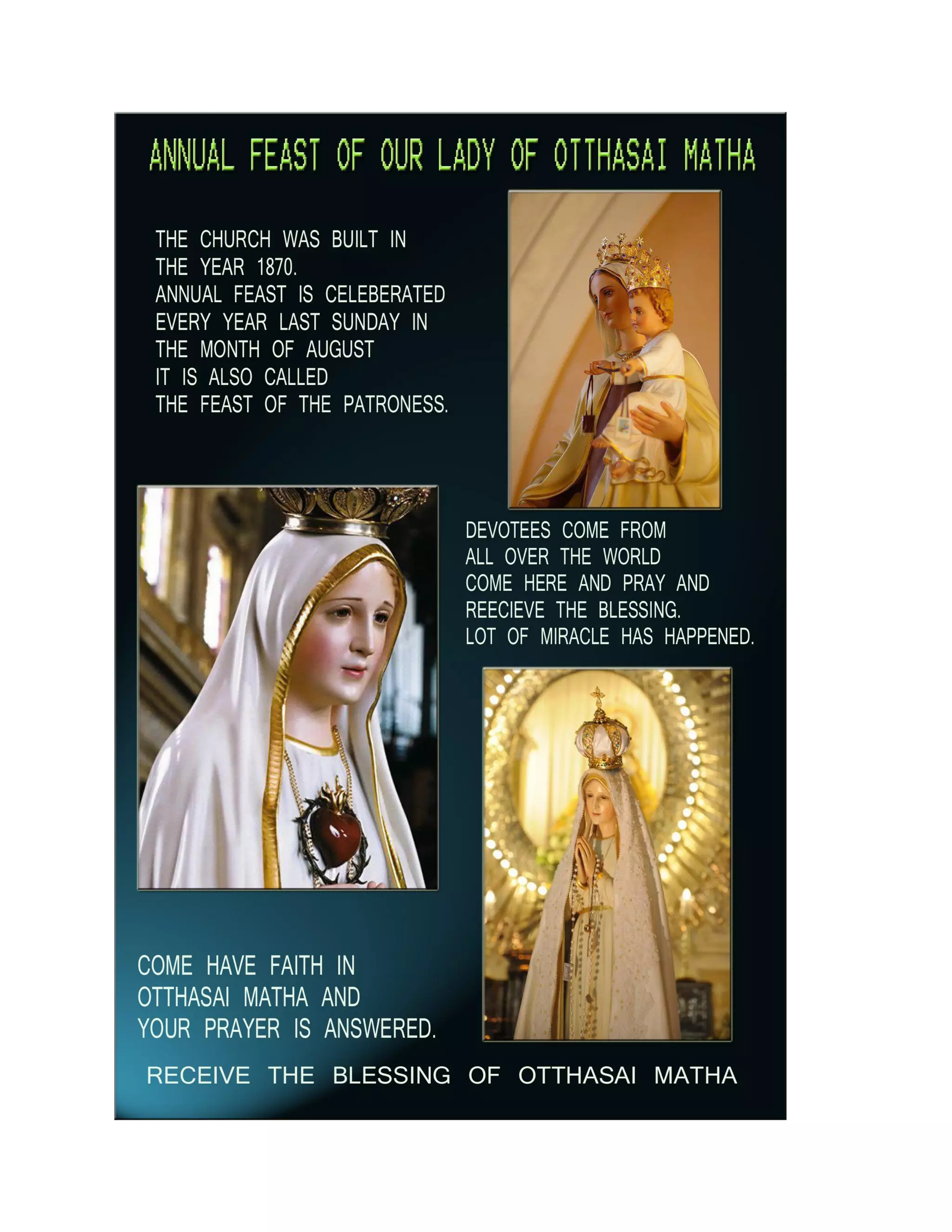 Tuticorin matha church | PDF