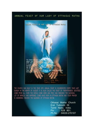 Tuticorin matha church | PDF