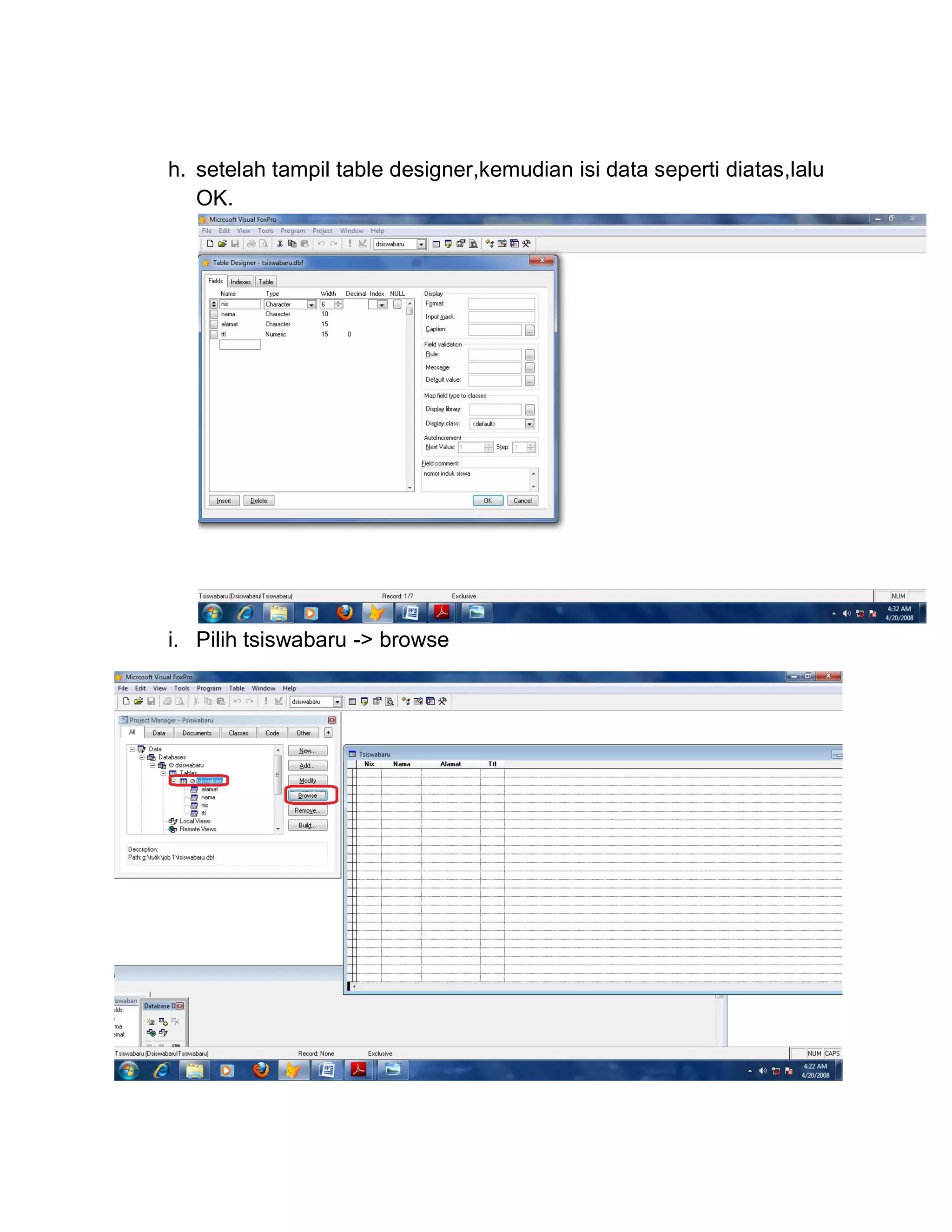 Tutorial visual foxpro | PDF