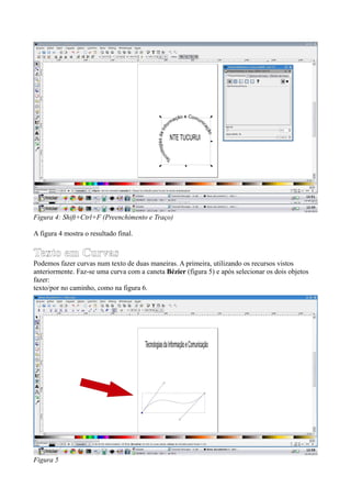 Tutorial do Inkscape: Ferramenta Texto | PDF