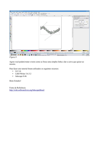 Tutorial do Inkscape: Ferramenta Texto | PDF