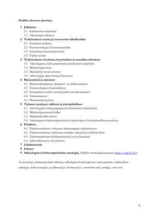 Väitöskirjan tutkimussuunnitelma Enqvist | PDF