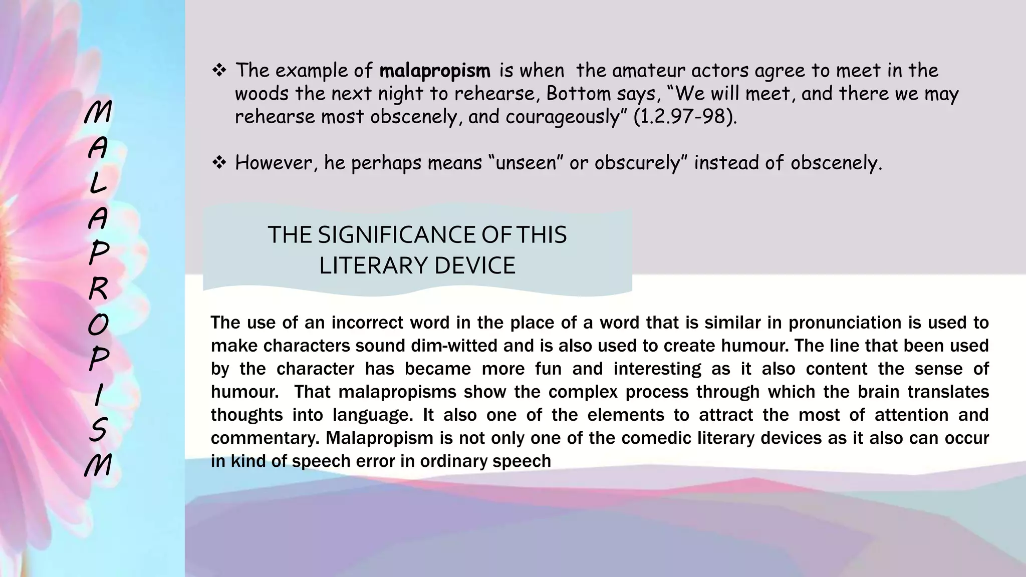The Significance of the Literary Devices in Act 5 in A Midsummer Night ...