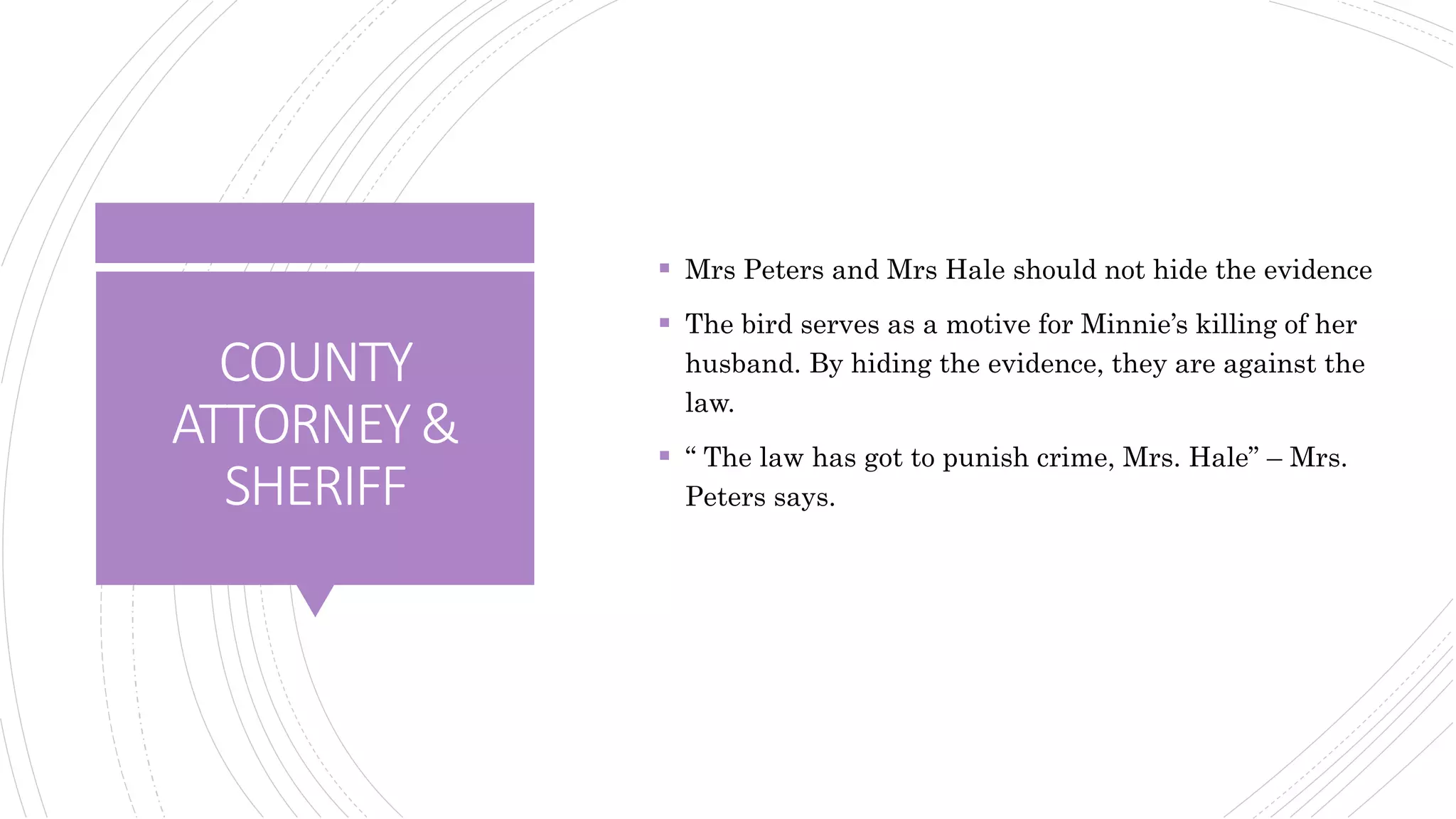 TRIFLES : Theme | PPTX