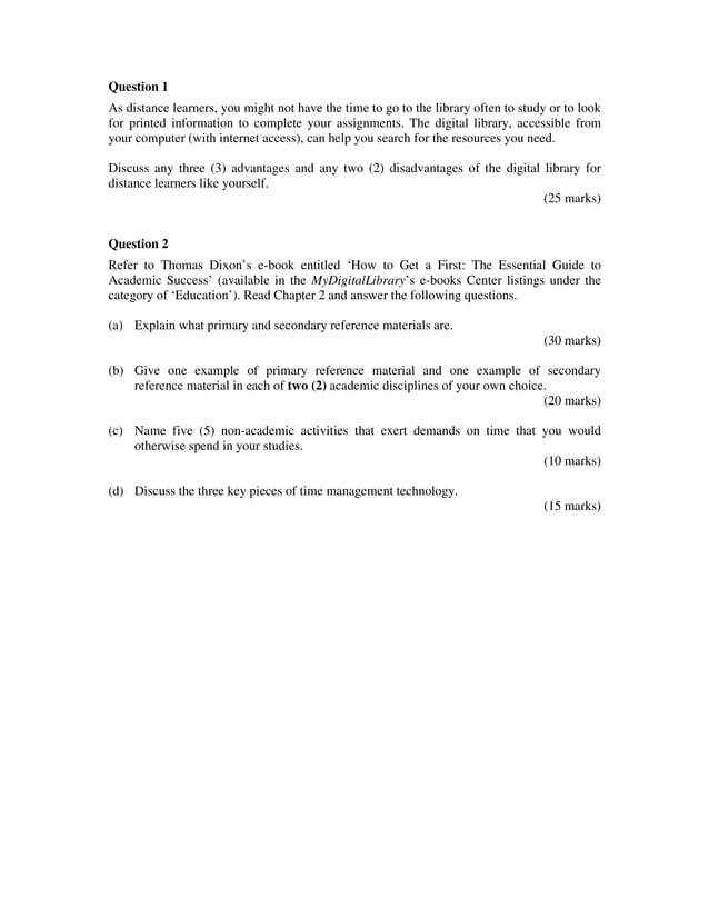 Tutor marked assignments-january-2011 | PDF | Educational Assessment ...