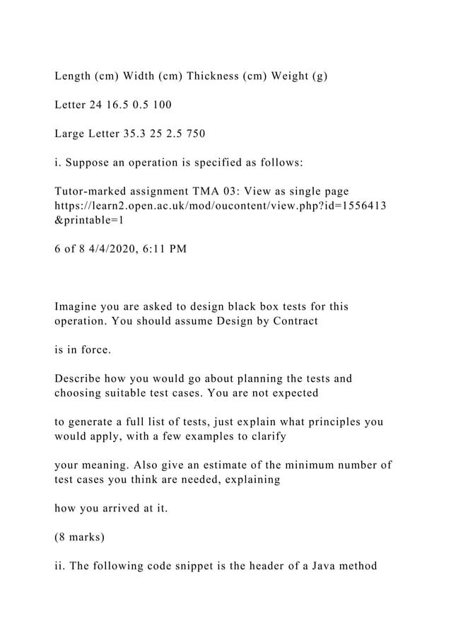 Tutor-marked assignment TMA 03 Printable page generated Saturd.docx ...