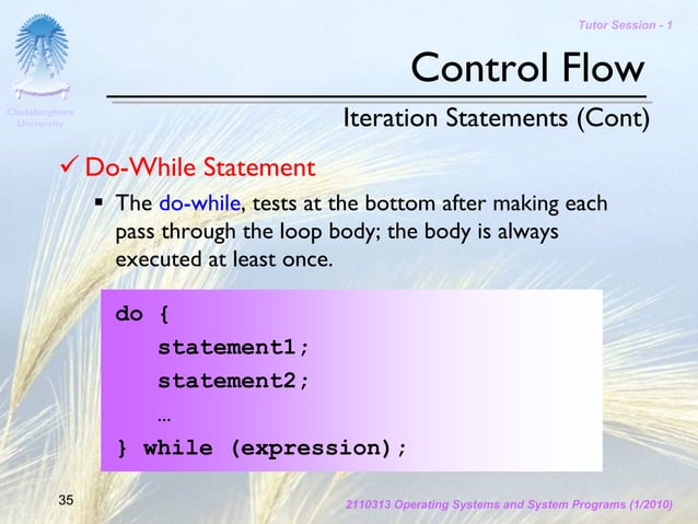 SysProg-Tutor 01 Introduction to C Programming Language | PPT