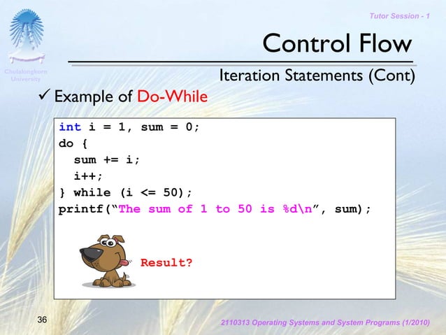 Sysprog Tutor 01 Introduction To C Programming Language Ppt