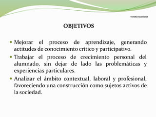 Tutoría académica | PPTX