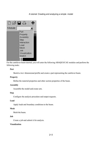 Tutor abaqus 2. | PDF | Civil Engineering Industry | Industries