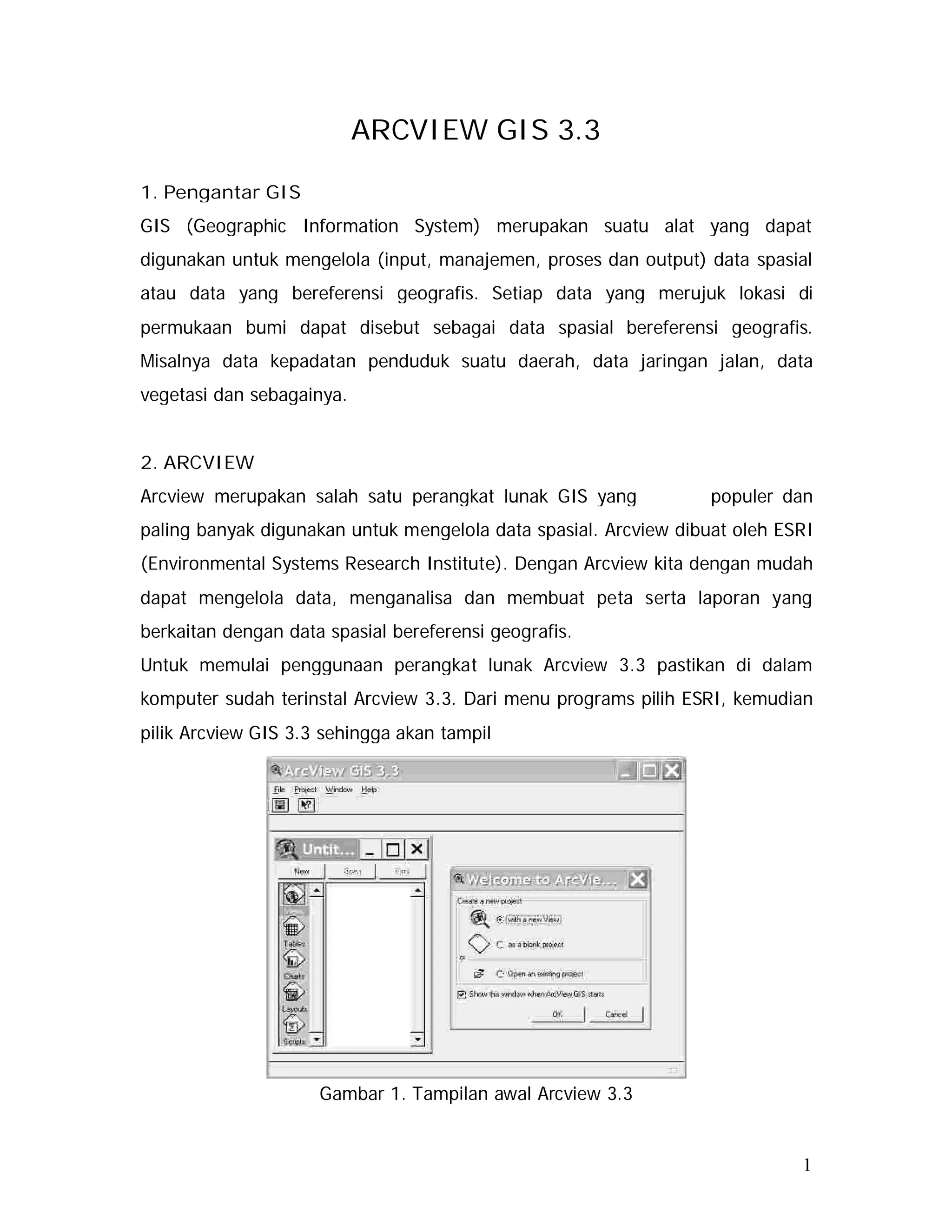 Tutor arcview 3.3 | PDF