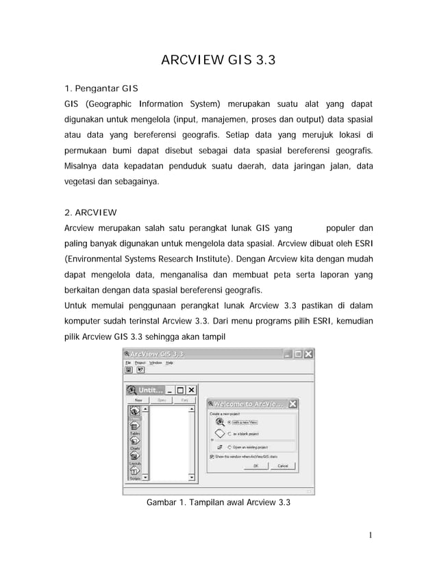 Tutor arcview 3.3 | PDF