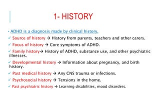 Diagnosis And Treatment Of Attention Defect Hyperactivity Disorder ...