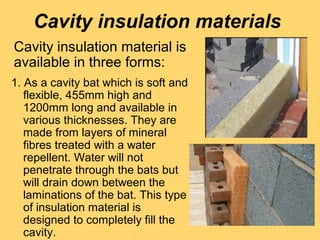 Tutor cavity insulation .ppt 4 | PPT