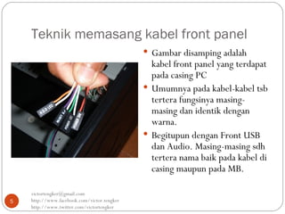 Tutor front panel 271011 | PPT