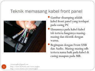 Tutor front panel 271011 | PPT