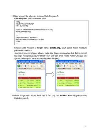 Tutoria contohl-koneksi-php-mysql | PDF