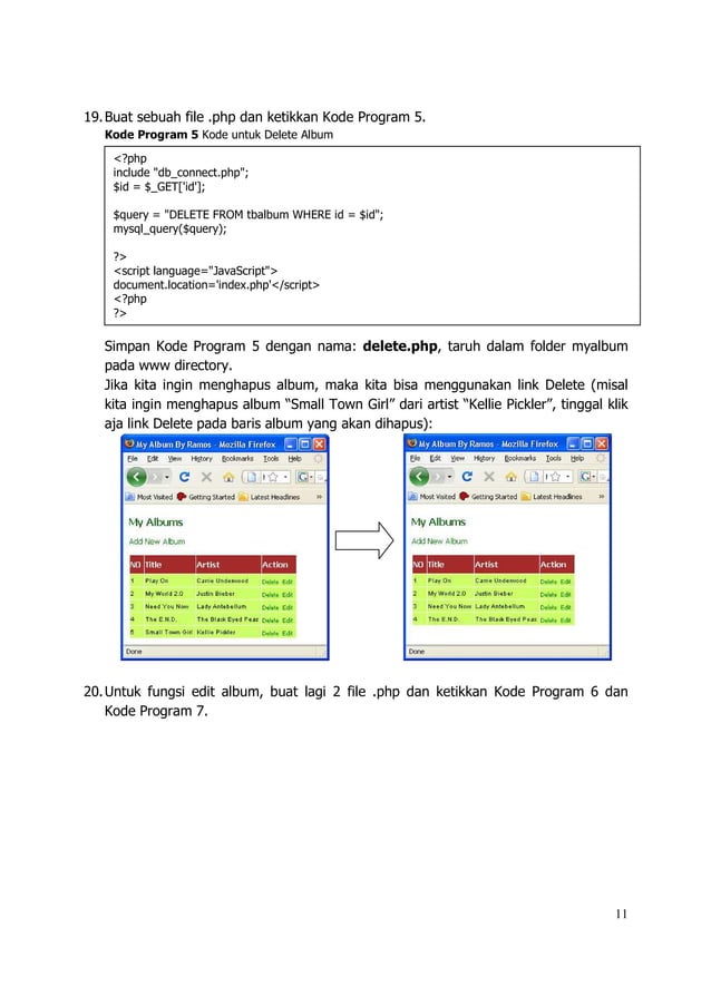 Tutoria contohl-koneksi-php-mysql | PDF