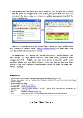 Tutoria contohl-koneksi-php-mysql | PDF