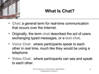 Tutorial 06 - Real-Time Communication on the Internet | PPT