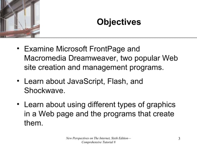 Tutorial 08 - Creating Effective Web Pages | PPT