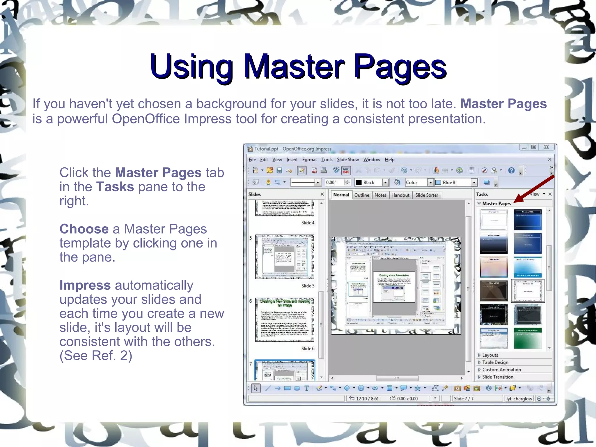 How To Use OpenOffice Impress | PPT