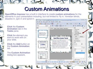 How To Use Openoffice Impress | Ppt