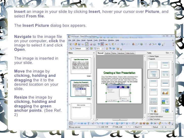 How To Use Openoffice Impress