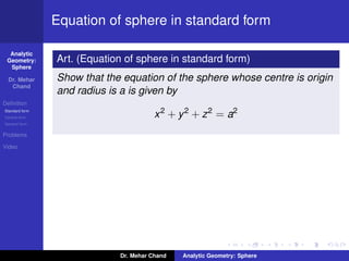 Tutorial 1: The sphere | PDF
