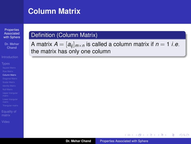 Tutorial 1:Basic Mathematics: Matrices | PDF