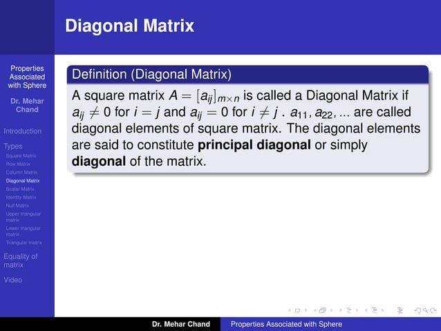 Tutorial 1:Basic Mathematics: Matrices | PDF