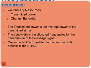 The basic overview of Communication Process Primary Communication resources Source of ...