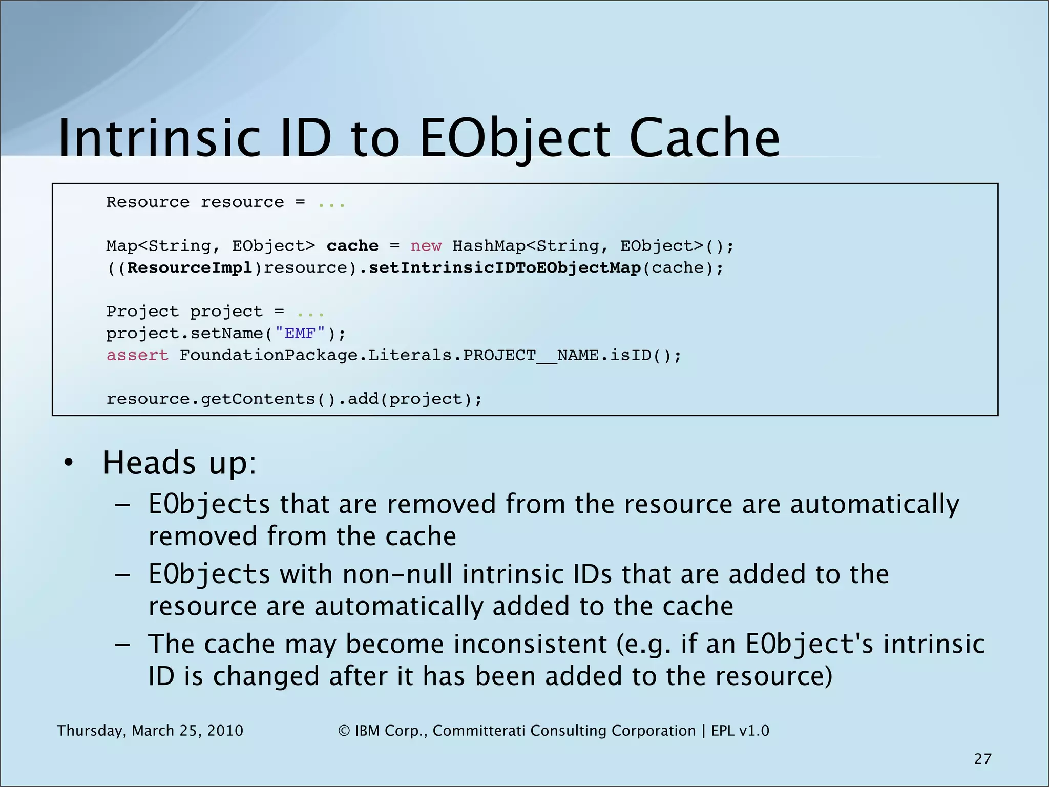 Performance and Extensibility with EMF | PDF